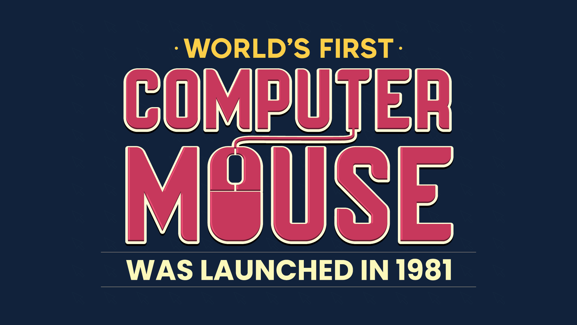 World’s First Computer Mouse Launched with Xerox Star